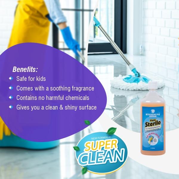 Hygienuva Sterilo Regular Blue Floor Cleaner - 1 L - JioMart