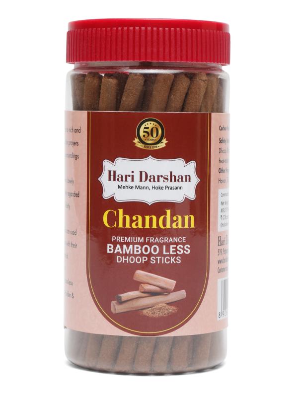 Hari Darshan Chandan Bamboo Less Dhoop Sticks (Pack of 3, 125g Each) - JioMart