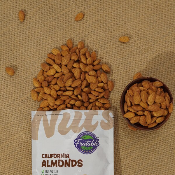 Frutable Premium California Almonds 200g - Good Quality Almond -100% Natural Badam Giri - JioMart
