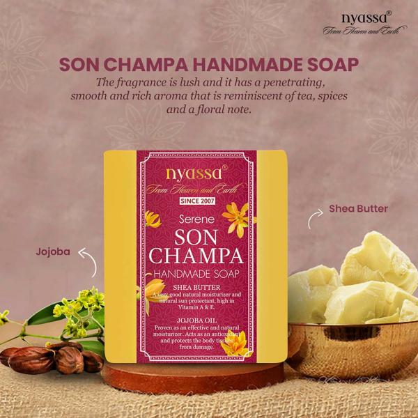 Nyassa Champa Handmade Soap - 75 g - JioMart