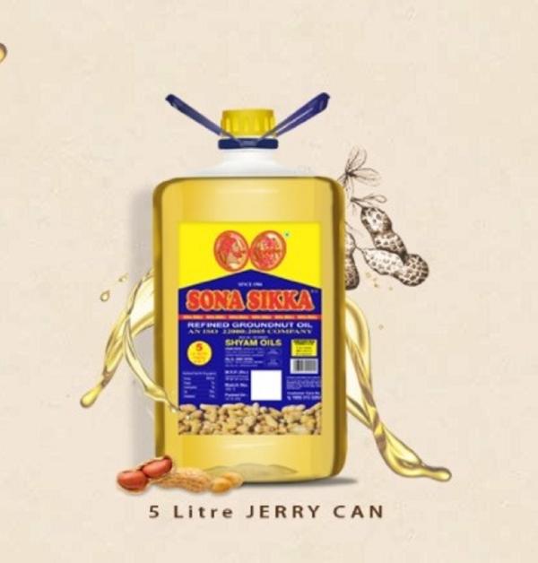 SONA SIKKA REFINED GROUNDNUT OIL 5 LTR - JioMart