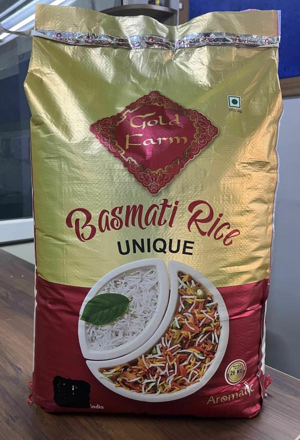 Gold Farm Unique Steam Basmati Rice (26kg Super Mongra) - JioMart