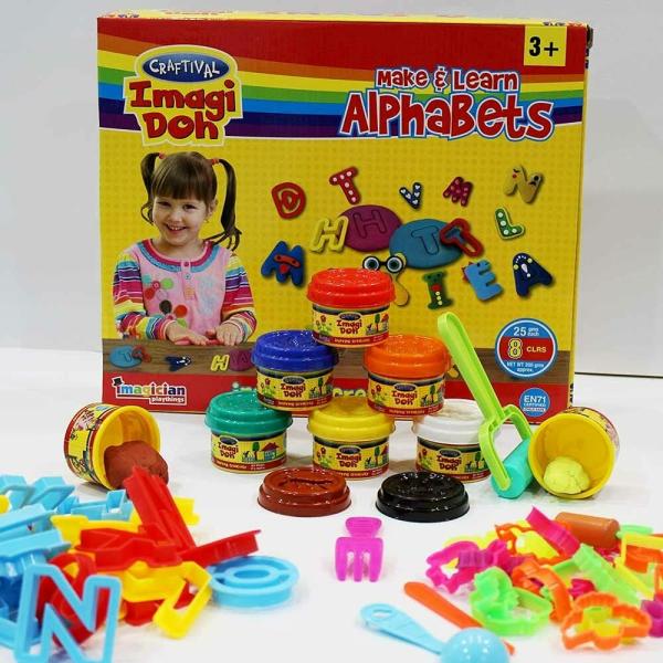 Rabbit Alphabete Play Dough for Kids Plus 26 Toys - JioMart