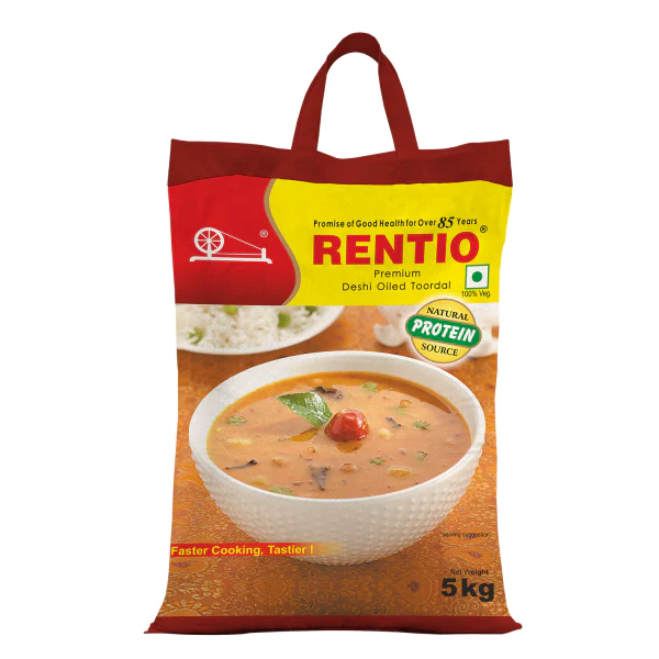 RENTIO 5 Kg Oiled Toor Dal | Fresh Premium Desi Oily Tur/Arhar Dal - JioMart