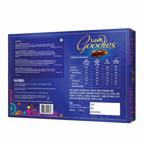 LuvIt Goodies Chocolates Assorted Gift Pack for Birthday Celebration ...