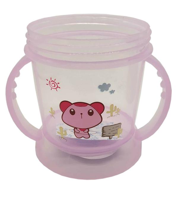 Te Quiti Pink & Purple Plastic Leakproof Durable BPA Free Non Toxic Bunny Teddy Bear Design ...