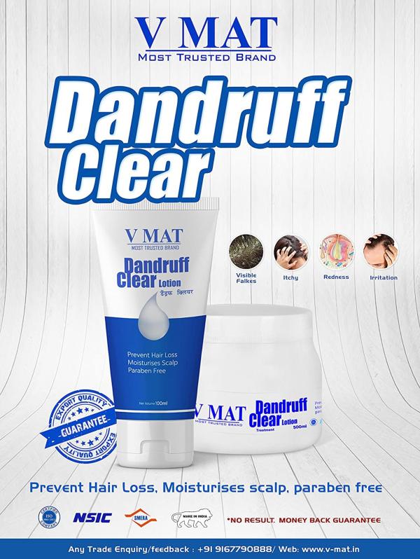 V Mat Dandruff Clear Lotion, 100Ml - JioMart