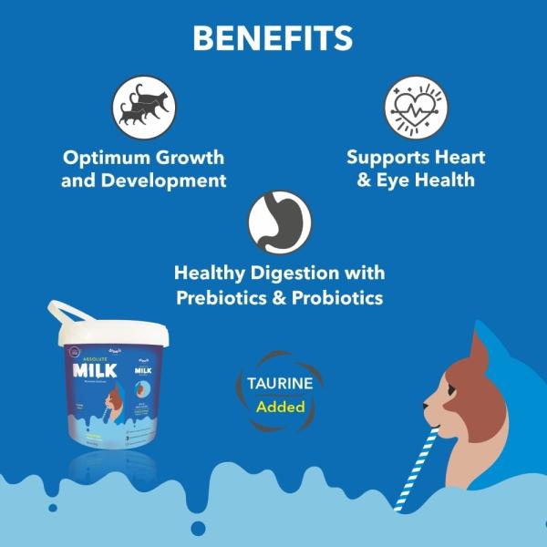 Drools Absolute Milk for Newborn Kittens, 500g - JioMart