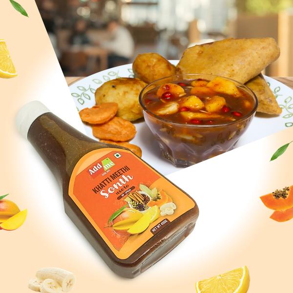 Add me Khatti Meethi Sonth Chutneys 450gm , Sweet n Sour Sauce dip ...