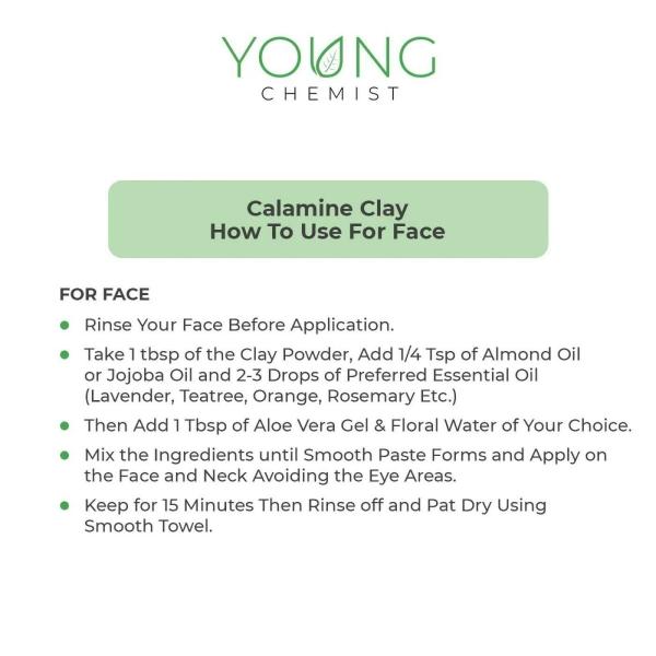 Young Chemist Calamine Clay Powder All Skin Type Hypoallergenic 1 kg ...