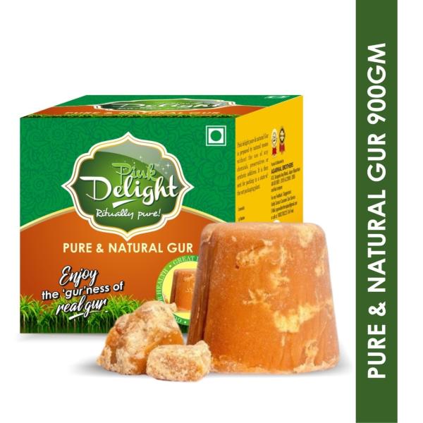 Pink Delight Pure & Natural Jaggery | Organic Gur| Purest Form Of Gur ...