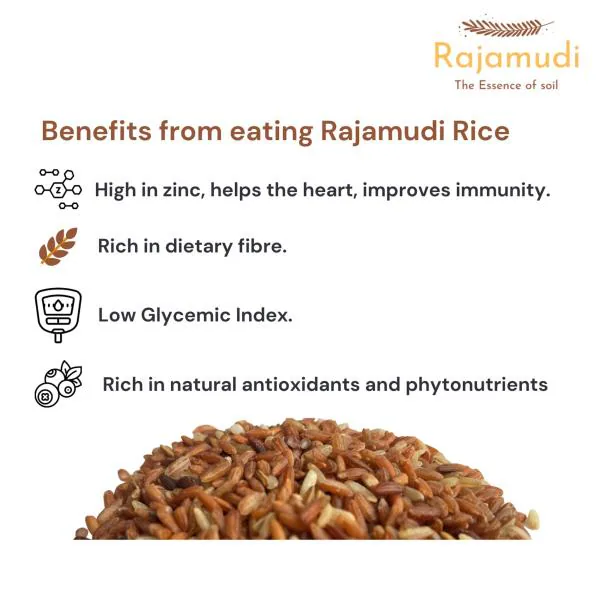 Rajamudi Rice Authentic Semi-Polished Rice -10 Kg - JioMart