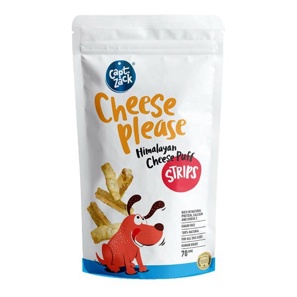 Captain Zack Dog Treats Cheese Please Himalayan Cheese Puff Strips All ...