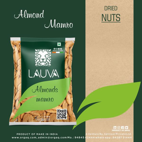 LAUVA PREMIUM KASHMIRI ALMOND MAMRO BADAM GIFT PACK OF 250 gram - JioMart