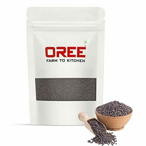 OREE Natural Black Mustard Seed | Rai | Sarso | Whole Mustard ...