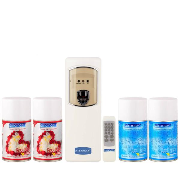 Airance Room Freshner Dispenser With Refills- 250 ml (Pack of 5, Rose ...