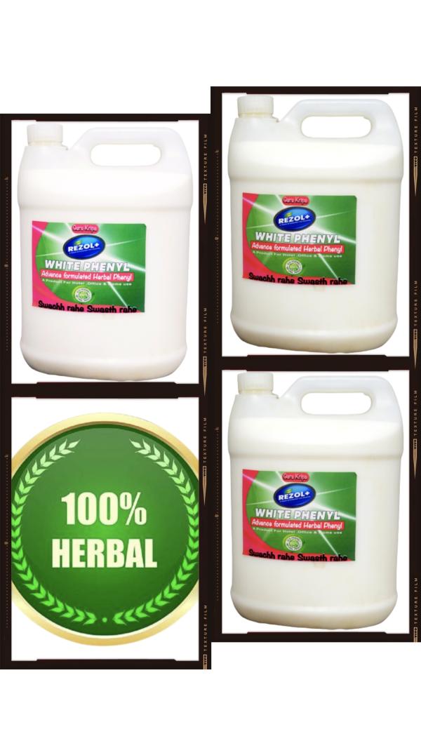 Rezol White Phenyl Best in Quality Combo Pack (3 x 5 Ltr) - JioMart