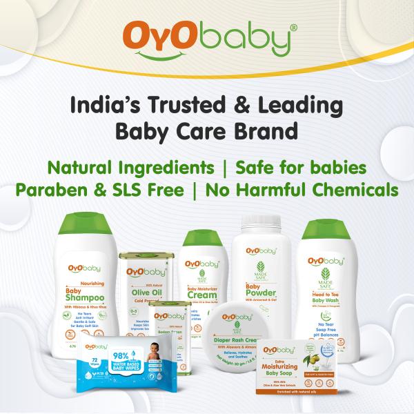 OYO BABY Kit for New Born Baby Boy & Girl 3 Skin and Hair Care Baby ...