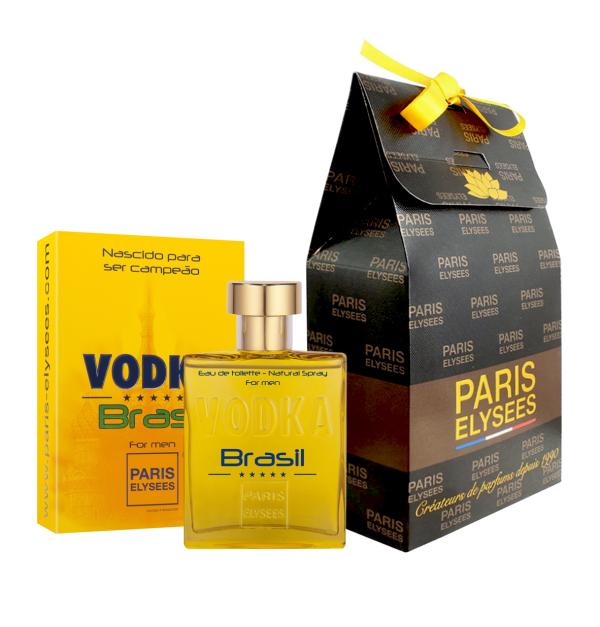Paris Elysees Vodka Brazil Yellow Eau de Toilette for Men 100ml - JioMart