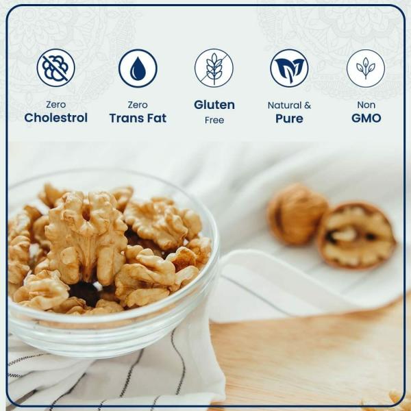 8AM 100% Natural Inshell Walnut Kernels, 250 Grams - JioMart