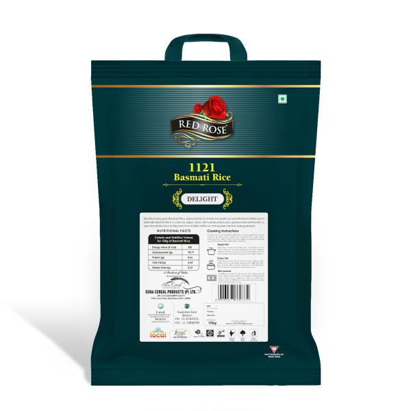 RED ROSE DELIGHT BASMATI RICE, 10 KG - JioMart