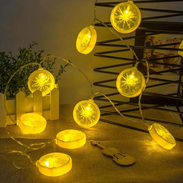 X4Cart Lemon LED String Light 16 LED 3 Meter Arm Hite Fairy String ...