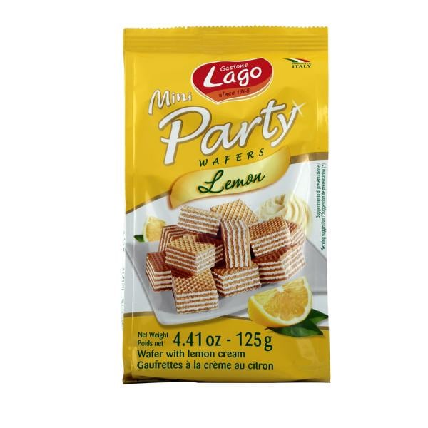 Lago Mini Party Wafers Lemon Cream 250g (Pack of 2) - JioMart