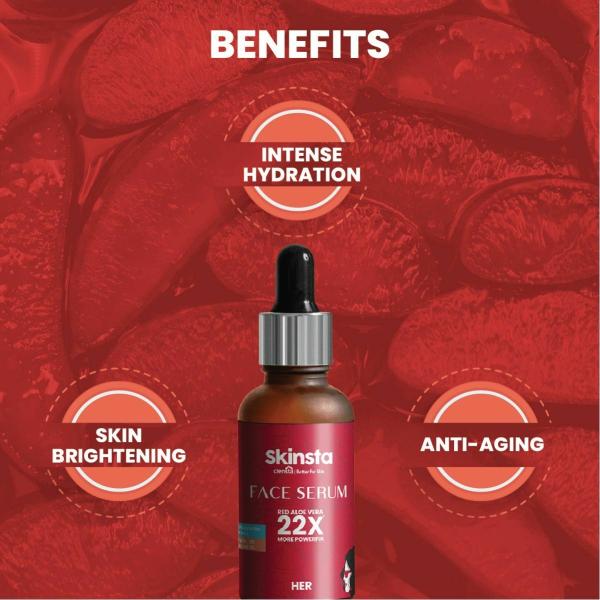 Clensta Face Moisturizing Cream With 3% Sepicalm 50 gm & Face Serum ...