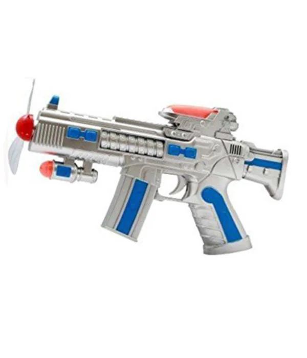 Halo Nation Multicolor Space Toy Gun with LED Matrix Flashing and ...