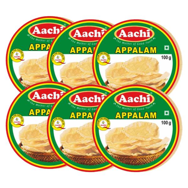 Aachi Appalam 600G (100Gx6) - JioMart