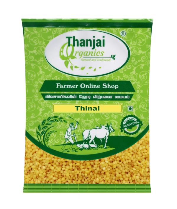 Thanjai Organics Foxtail Millet 5 kg| Thinai Rice | Kangni | Thina ...