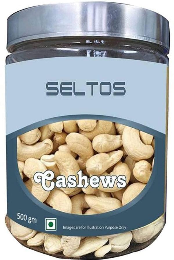 SELTOS Premium Cashews W240, Kaju ,Large Size Cashew Nuts , Dry Fruits (500g in Reusable Strong ...