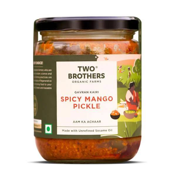 Two Brothers Organic Farms Spicy Mango Pickle 500G - JioMart