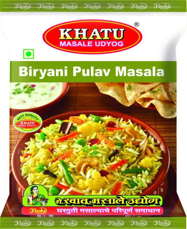 Khatu Masale Udyog Veg Biryani Pulao Masala 90 g (Pack Of 3) - JioMart