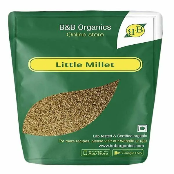 B&B Organics Little Millet (2 kg) (Whole Grain) (Samai / Chama / kutki ...