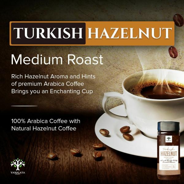 Vanalaya Turkish Hazelnut Instant Coffee Hazelnut Flavoured Coffee 50gm ...