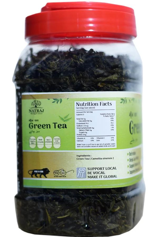 NATRAJ The Right Choice Premium Loose Green Tea Leaves for Weight Loss ...