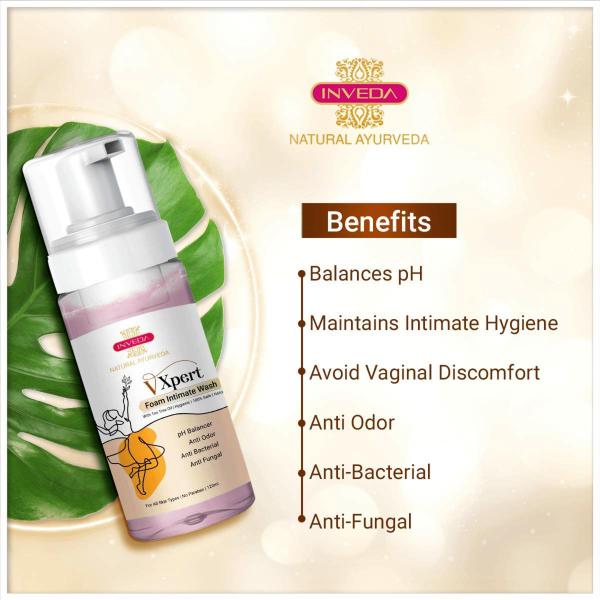 INVEDA V Xpert Foam Intimate Wash - 120 ml - JioMart