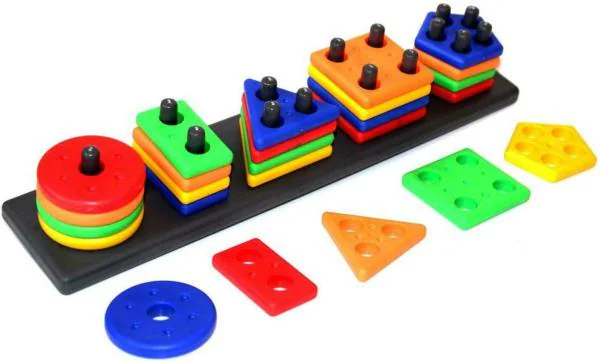 BHVMEY Multicolor Educational Shape Toys for Kids (3 years) - JioMart