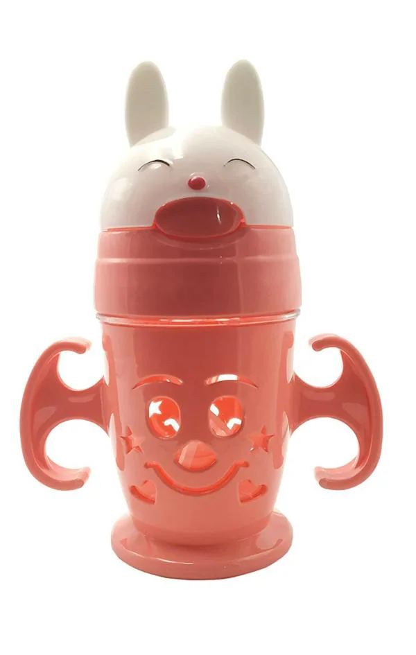 Te Quiti Pink Plastic Leakproof Durable BPA Free Non-Toxic Baby Sipper With Straw 240ml - JioMart