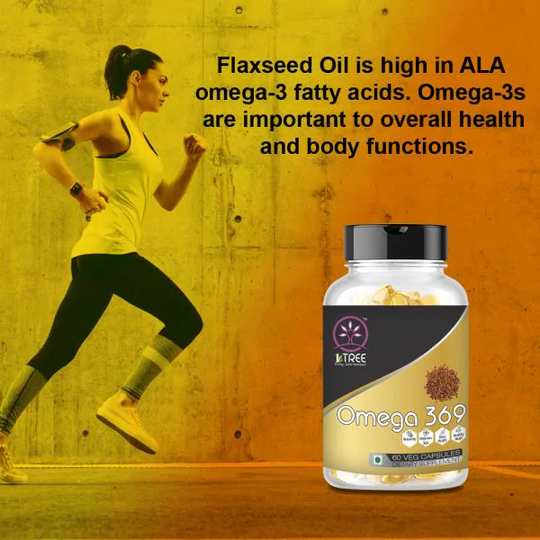 1 Tree Omega 369 Capsules For Men & Womens - Omega 3 Capsules - Flax ...