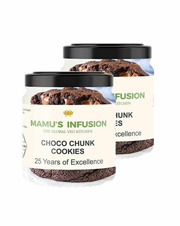 Mamus Infusion Choco Chunk Cookies Vegeterian 250 g (Pack of 2) - JioMart