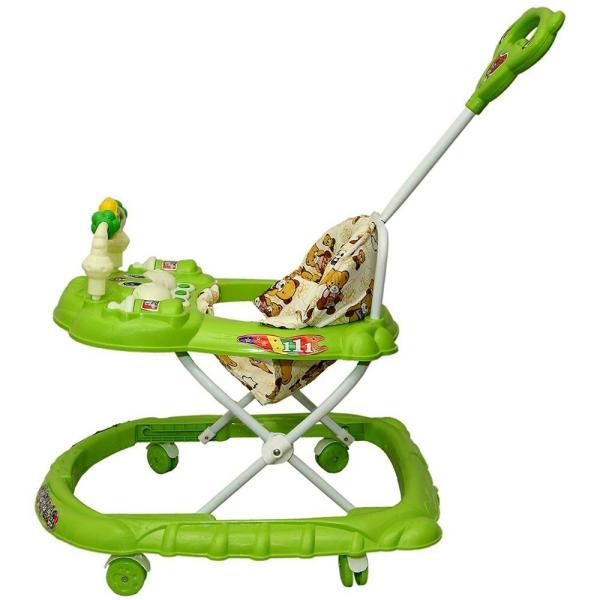 Goyal's Cartoon Baby Adjustable Walker - Music & Rattles with Parental ...