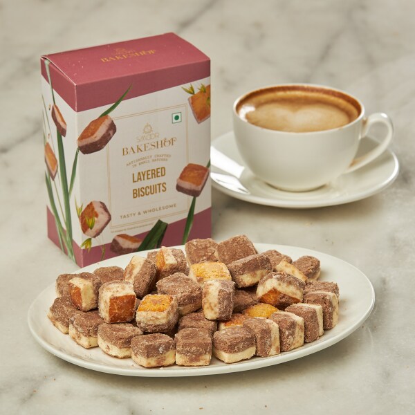 Smoor Bakeshop Cookies - Layered Biscuit Pack of 3 Crunchy, Delicious ...