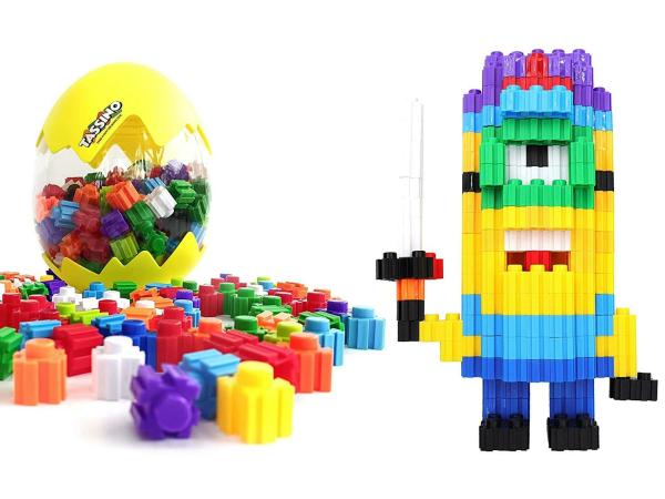 Tassino Plastic Diamond Kids Educational Building Block Toys 210 Pieces ...