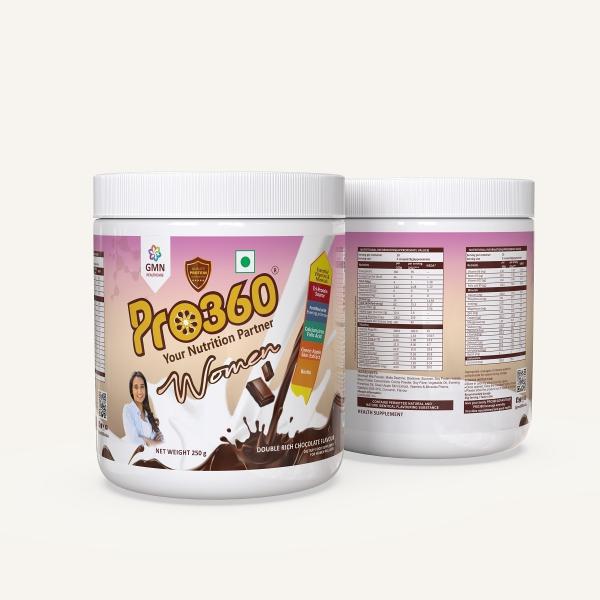 Pro360 Women Double Rich Chocolate Flavoured Health Supplement Protein ...