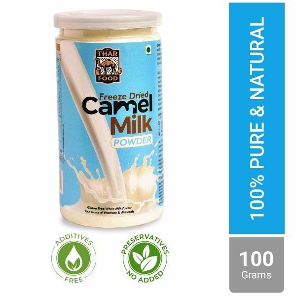 The Thar Food Freeze Dried Camel Milk Powder| Natural Flavour | 100G ...