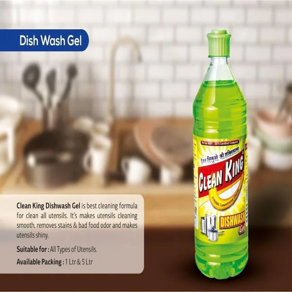 Clean King Dish Wash Jel 1lit - JioMart