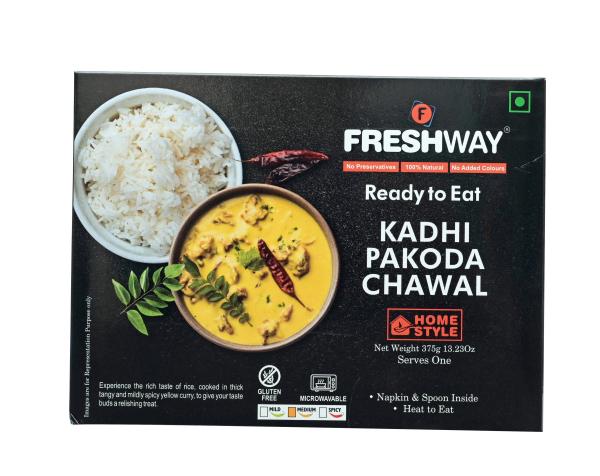 Freshway Heat and Eat Combo of 1-Chole Rice, 1-Rajma Rice, 1-Kadhi ...