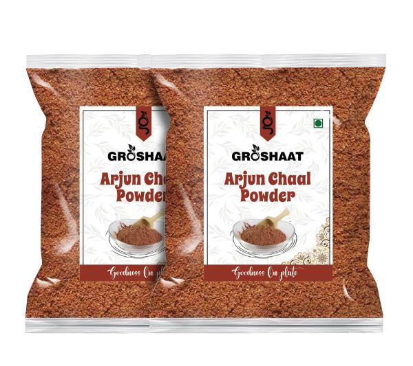 Groshaat Hand Beaten Arjun Chaal Powder -200gm Each (Pack Of 2) 400Gm ...